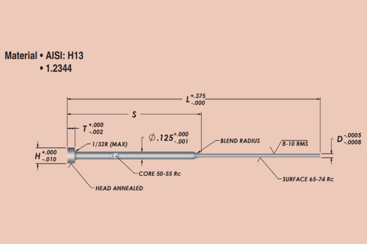 Ejector Pins | DMS Components